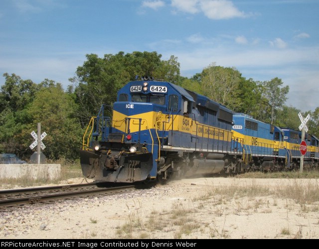 ICE 6424 DM&E's { CP } Waseca Sub.